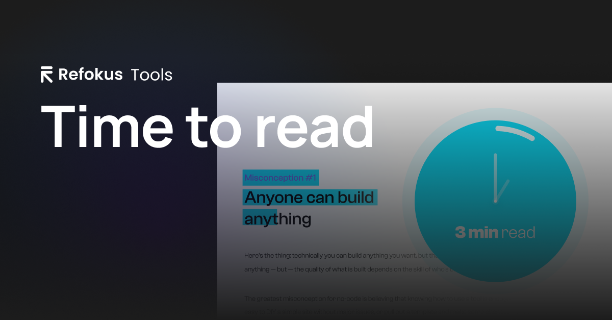 How do you add a Time to Read calculator in Webflow?